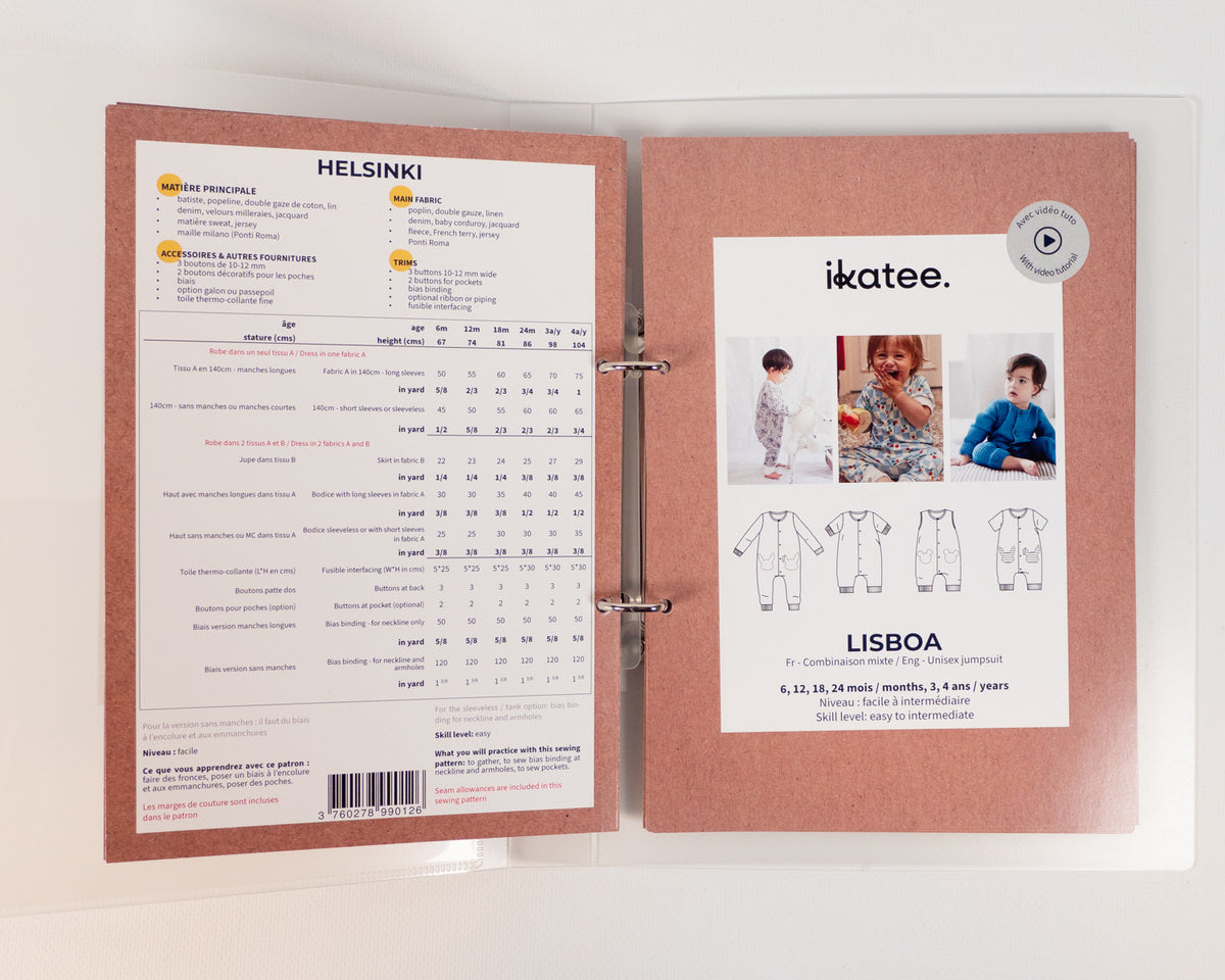 Binder sheets - Babies' patterns – Ikatee sewing patterns