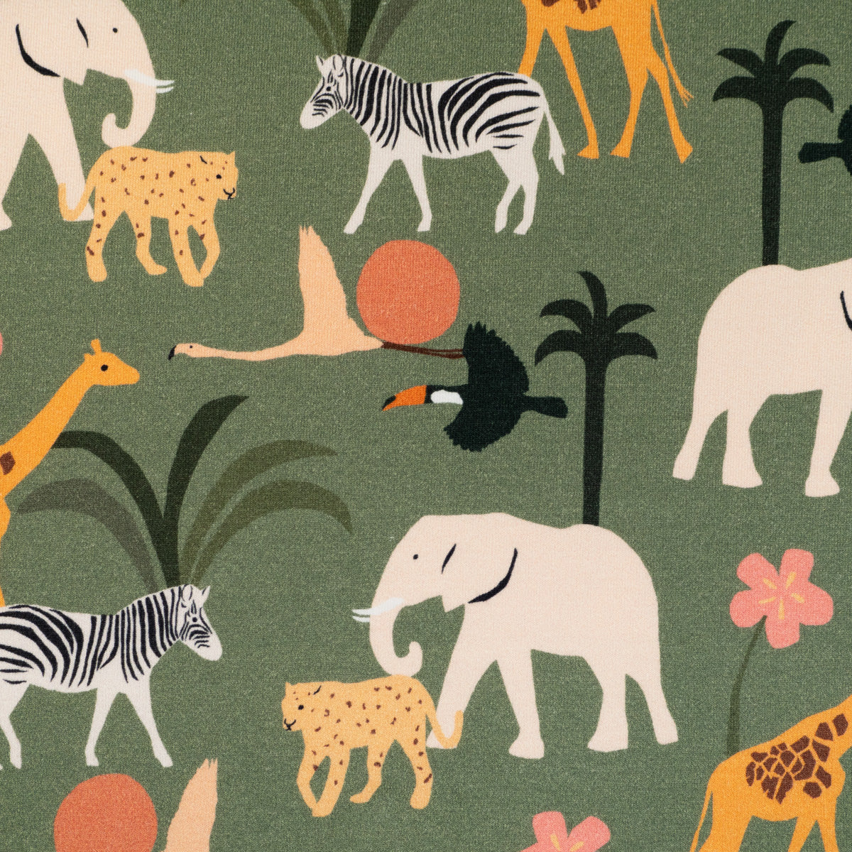 Organic French terry - Ikatee® - Safari - Kaki – Ikatee sewing patterns