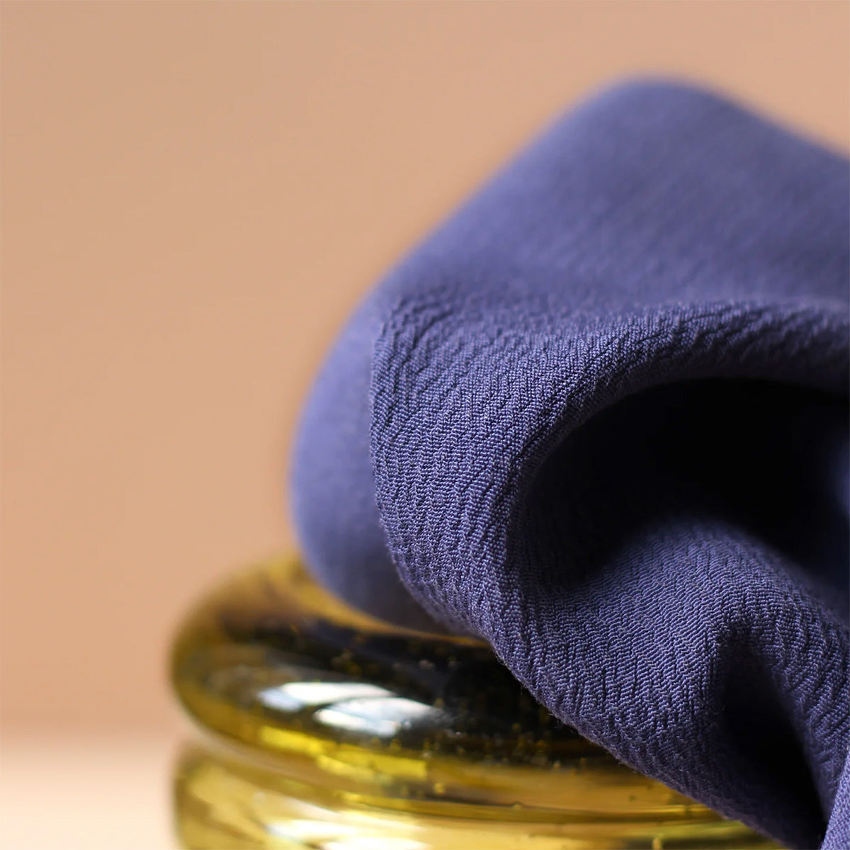 Moroccan Viscose crepe fabric - La Maison Naïve® - Indigo – Ikatee ...