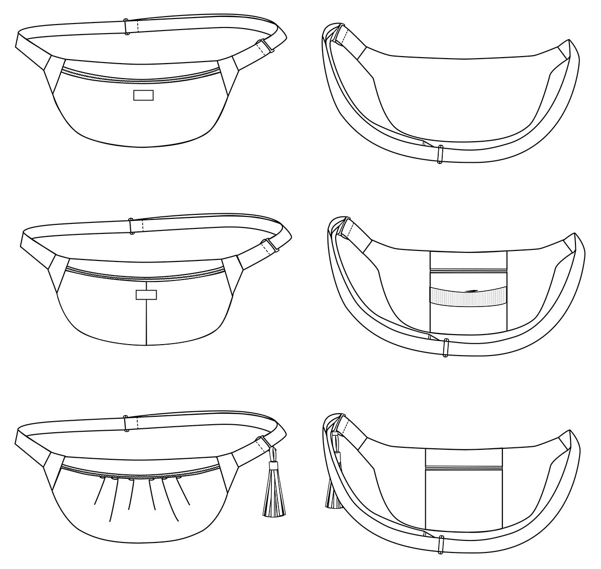 IKABANANA - Fanny pack - PDF Sewing Pattern – Ikatee sewing patterns