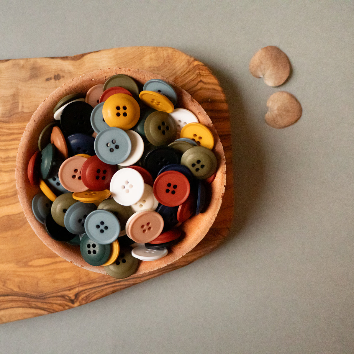 4 holes mat button - 20 mm - White – Ikatee sewing patterns